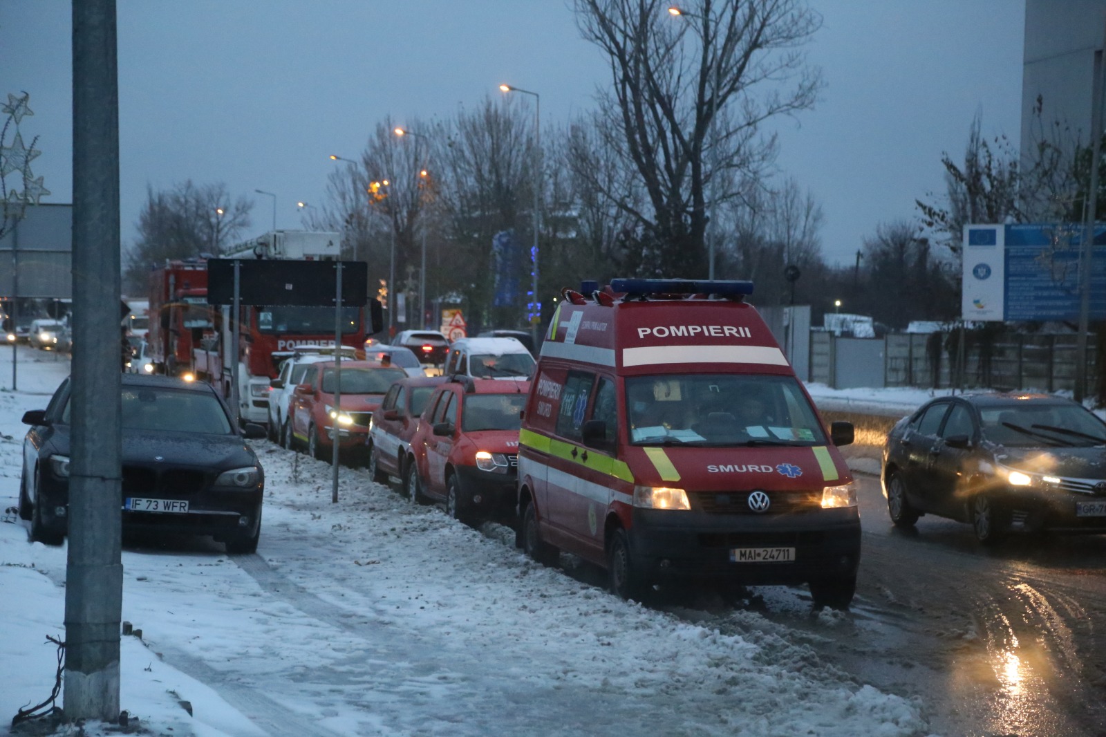 Inendiu puternic la două case din localitatea Jilava