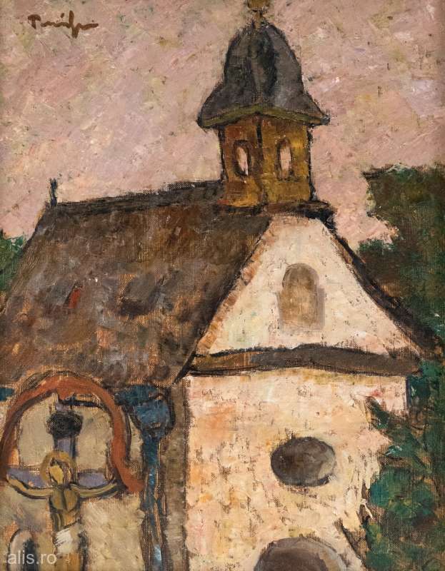 Tabloul „Biserică din Văleni” de Tonitza, scos la licitație