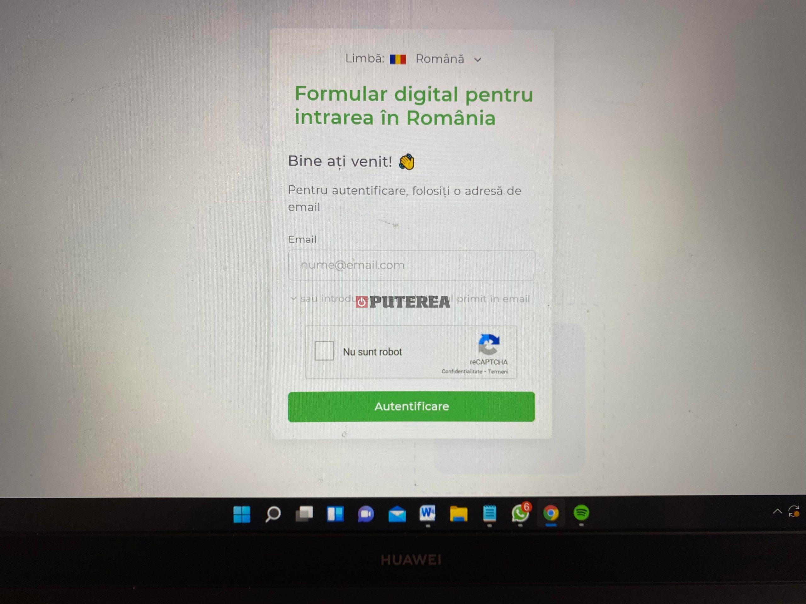 Aproape 170.000 de persoane au generat formulare de intrare în România
