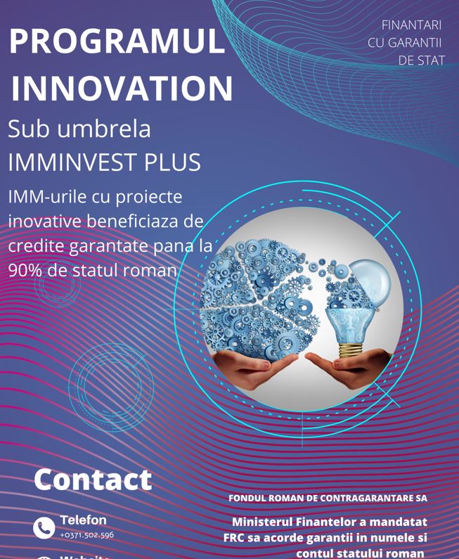 Programul IMM Invest Plus, finanțare de până la 10 milioane lei cu dobândă subvenționată