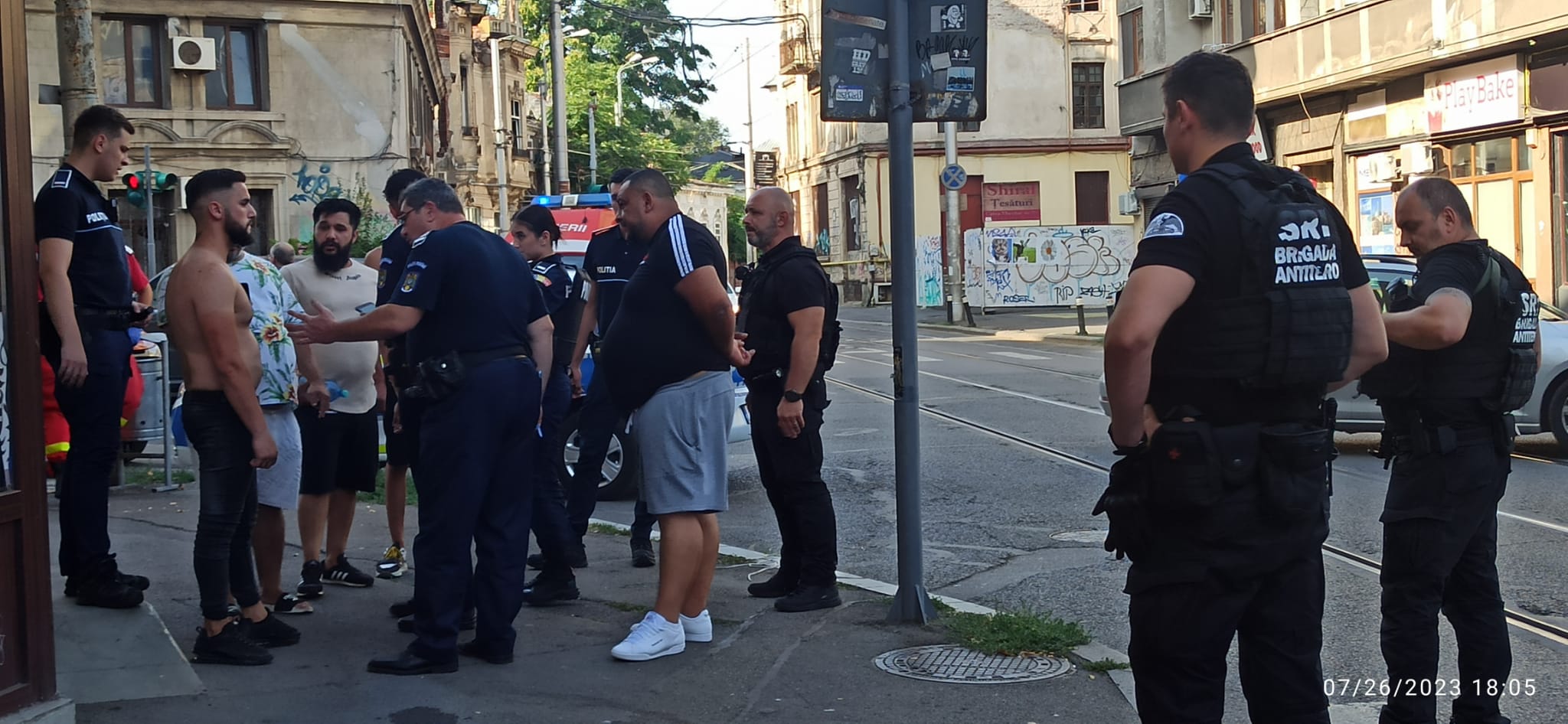 Exclusiv. Brigada Antitero de la SRI, intervenție pe Calea Moșilor