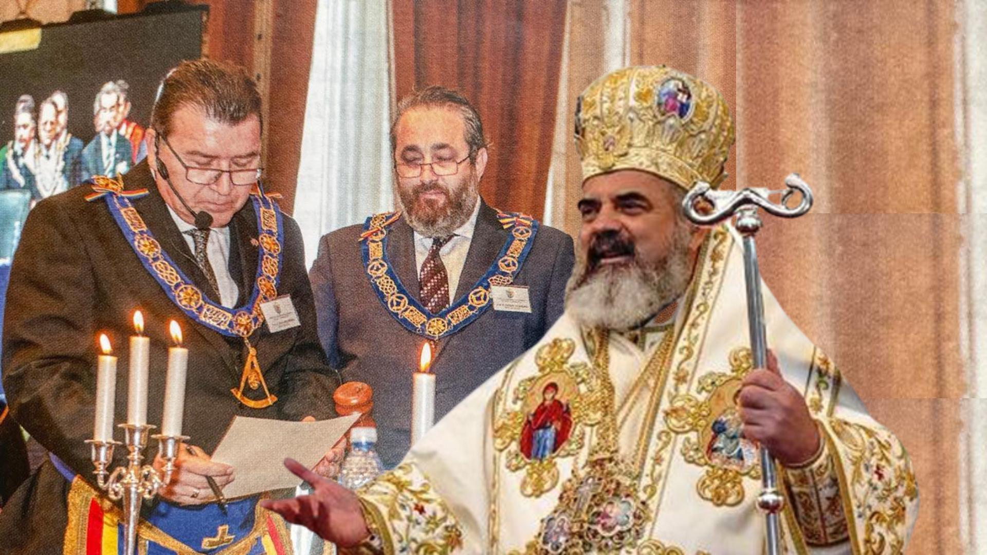 Patriarhul Daniel, vrea controlul masonilor, braț la braț cu ...