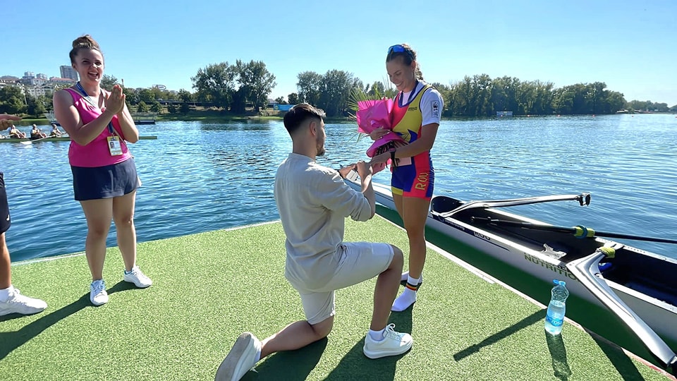 Magdalena Rusu, canotoarea de aur a României, cerută de soție imediat ...