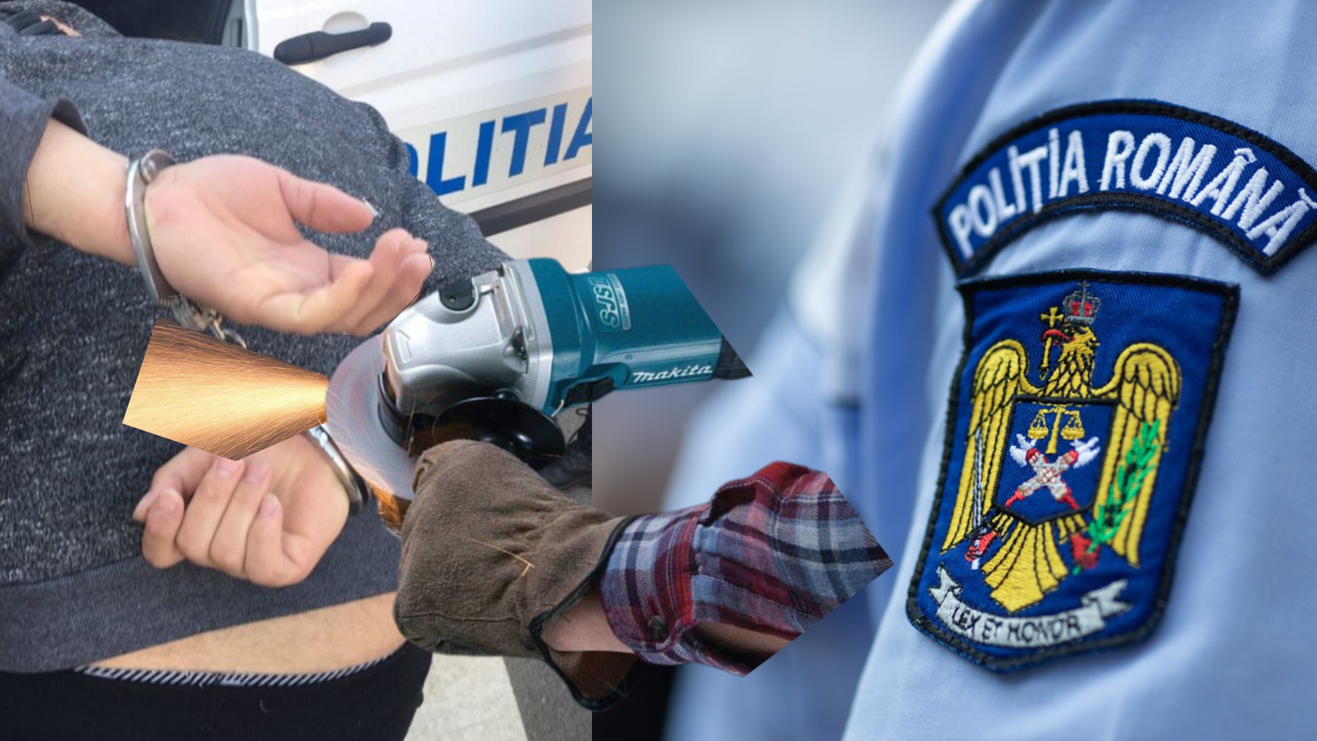 Cătușe tăiate cu flexul în secția de poliție a orașului Nehoiu - Puterea.ro