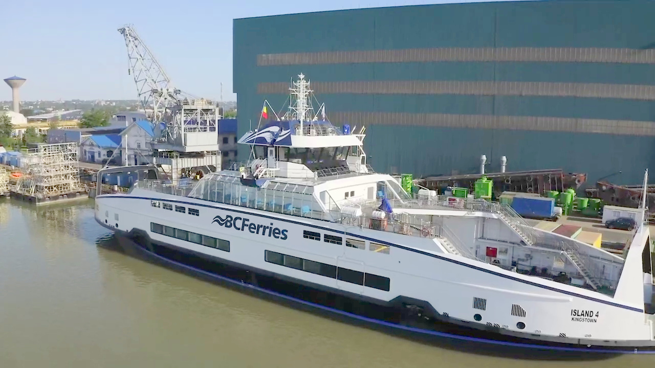 „Damen” Galați construiește patru feriboturi electrice pentru Canada