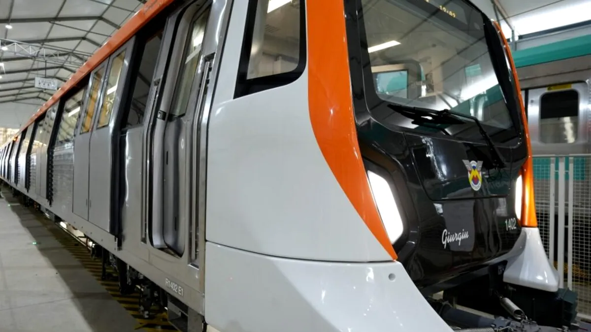 Trenul Alstom din Brazilia a ajuns în sfârșit în depoul Metrorex