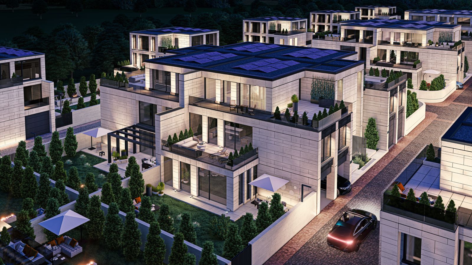 Se finalizează mii de case şi vile în nordul Bucureştiului