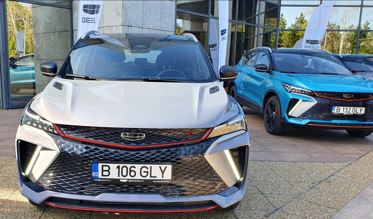Automobilele Geely sunt vândute oficial în România