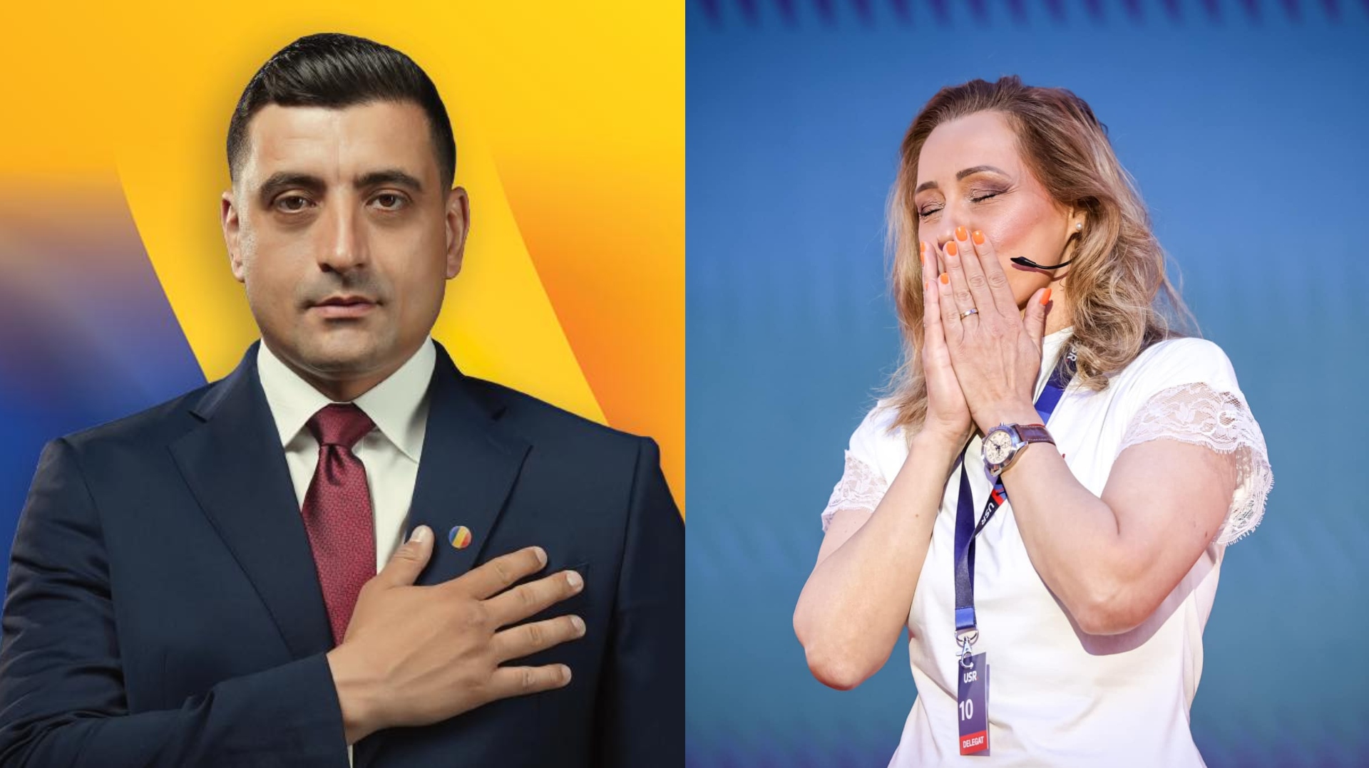 Lasconi și Simion, la egalitate pentru turul 2, arată un nou sondaj