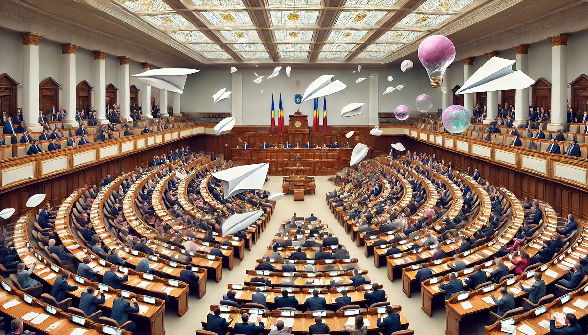 Spectacolul moțiunii de cenzură: Opoziția trage cu gloanțe oarbe