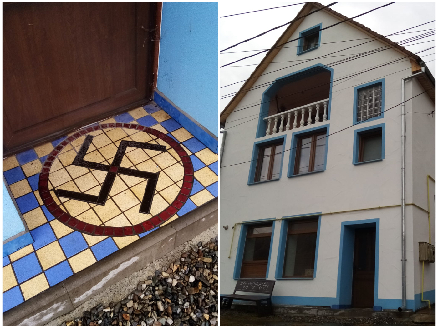 Svastica și simbolurile SS descoperite pe o casă din Agnita: Cum au ...