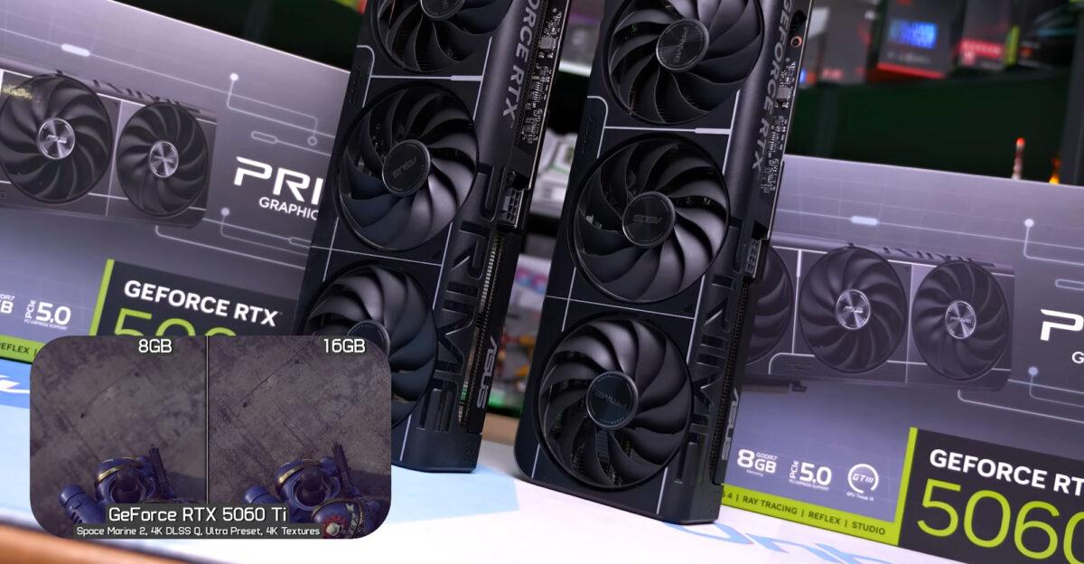 Noua placă video RTX 5060 Ti 8GB, considerată o capcană