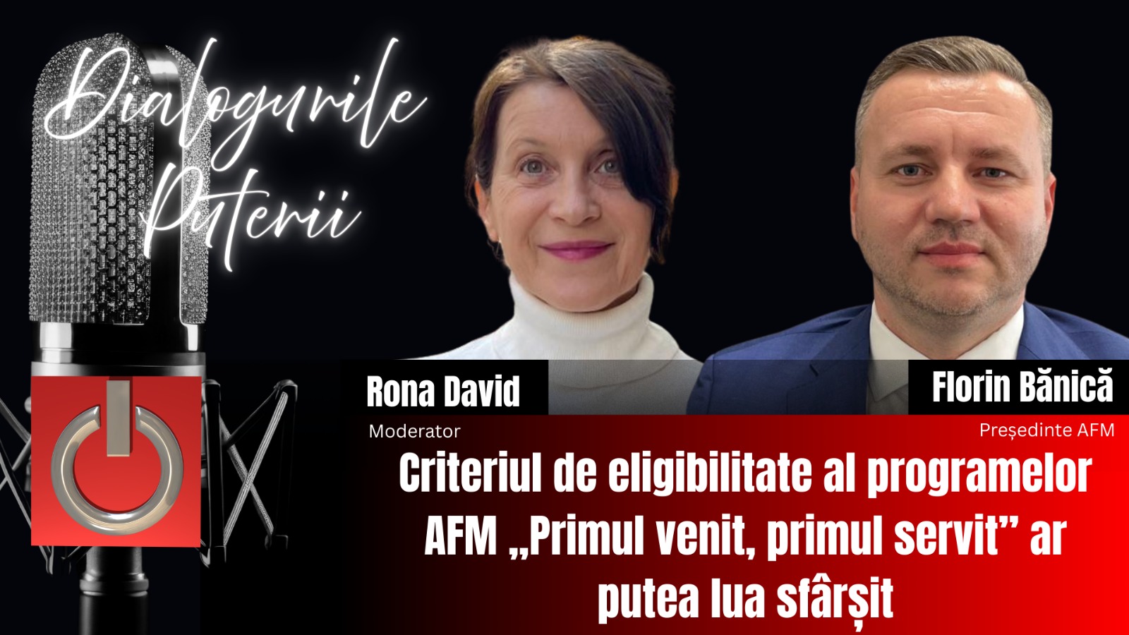 Florin Bănică, președinte AFM: „Vrem să renunțăm la principiul «primul ...